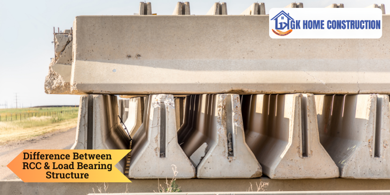 Difference Between RCC and Load Bearing Structure | GK Home Construction